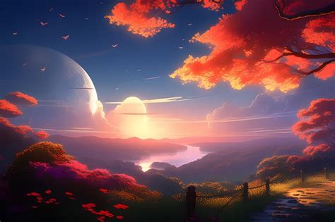 Premium Photo View Of Nature Peaceful Landscape
