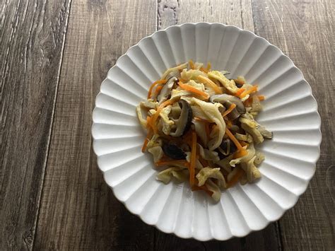 切り干し大根と干し椎茸の煮物 週末シェフの家呑みレシピ