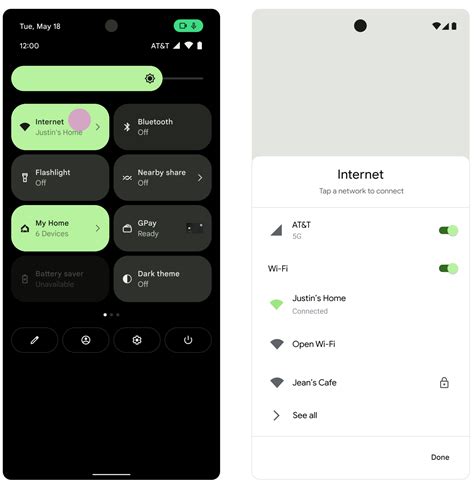 Connectivity User Interface Android Open Source Project