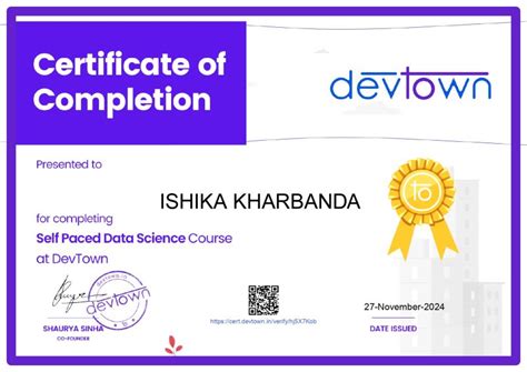 Ishika Kharbanda On Linkedin Datascience Upskilling Devtown Continuouslearning