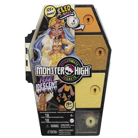 Monster High Skulltimate Secrets Serie 2 Muñeca Cleo De Nile Con