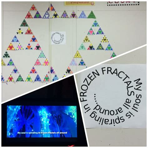 Frozen Fractals Sierpinski Triangle Middle School And High School Math School Algebra