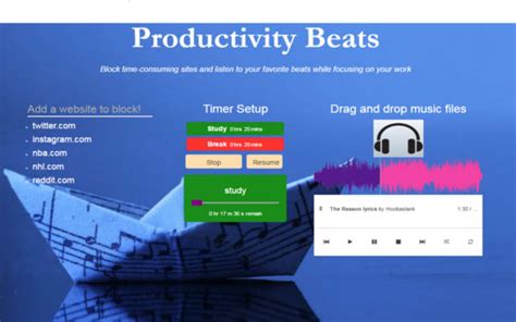 Productivity Beats Google Chrome 용 확장 프로그램 다운로드