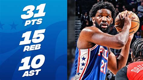 Joel Embiid Makes History With A Triple Double In Sixers Win Over