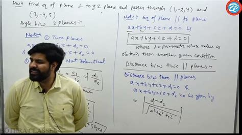 3 d geometry lecture 7 class xiith jee mains and advance youtube