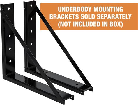 18x18x48 Inch Black Steel Underbody Truck Box Free Shipping