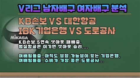19 배구분석남배분석여배분석남자배구분석여자배구분석v리그프로배구분석kb손보 대한항공분석 기업은행 도로공사분석프로