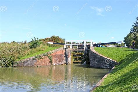 Caen Hill Canal Locks Devizes England Stock Image Image Of Surface