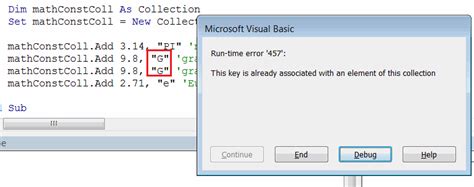 managing collections in visual basic