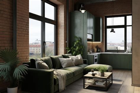 Premium Photo A Pleasant Living Room With A Flatstyle Chair And A