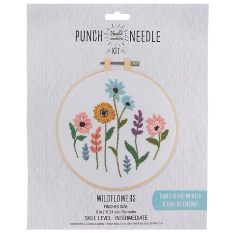 Wildflowers Punch Needle Kit Hobby Lobby 2183861