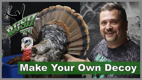 How To Make A Real Life Turkey Decoy Like Cedar Spur Decoys Youtube