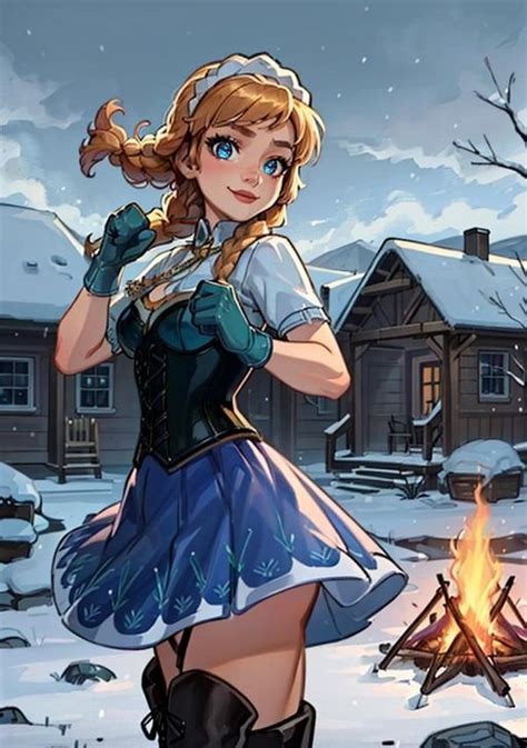 Anna Frozen Disney Princess By Yeiyeiart Aieasypic