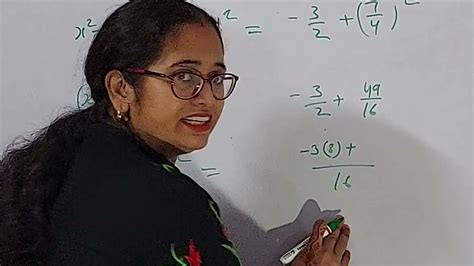 Exercise 4 3 Quadratic Equations Question 1 Class 7 Youtube