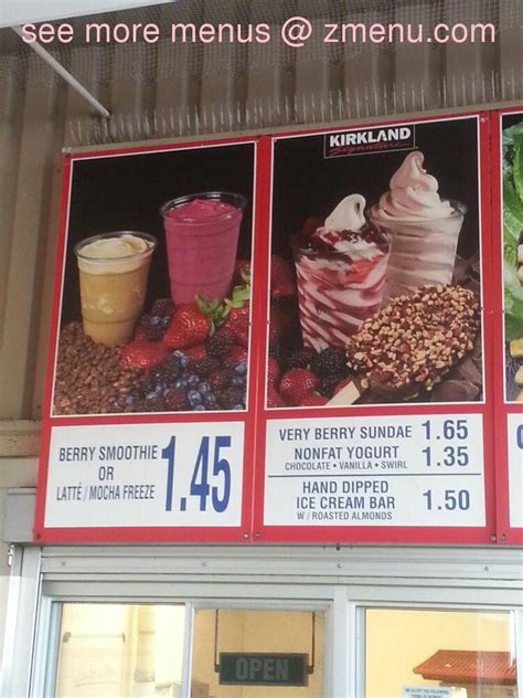 Online Menu Of Costco Food Court Restaurant Alhambra California 91803 Zmenu