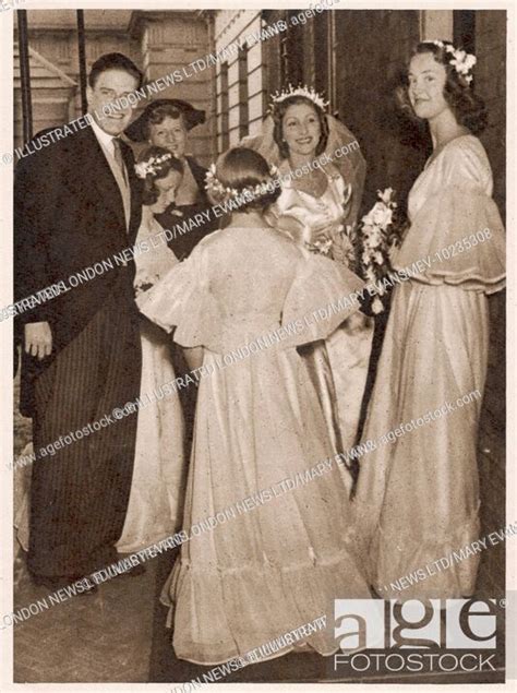 Gerald David Lascelles Pictured With His New Wife Angela Dowding