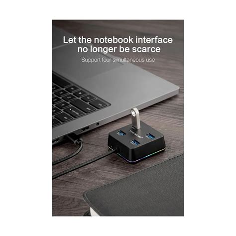 Yuanxin X T Type C Male To Quad Usb Female Black Hub