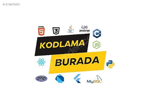 HTML CSS FLUTTER SQL PYTHON C DILLERI PROJE DESTEK At Sahibinden