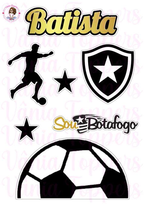 Topo De Bolo Botafogo Bolo Botafogo Bolo De Mesversario Simples