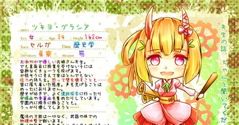 ちびモノ】 【ちびモノ】ツキヨ・グラシア【歴史学】 星ぶどうのイラスト Pixiv