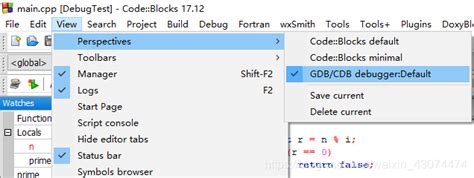 Codeblocks1712编译器的debug教程codeblocks Debug Csdn博客