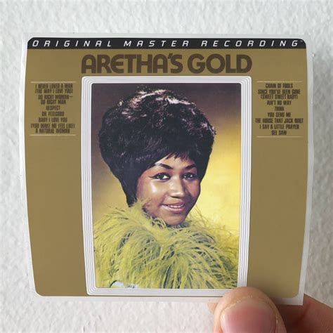 Aretha Franklin Arethas Gold Album Cover Sticker