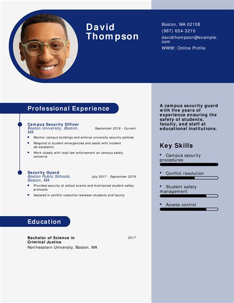 25 Best Security Guard Resume Examples And Templates For 2026