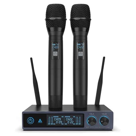 Audio Array Am W14 Uhf Dual Handheld Wireless Microphone Bajaaocom