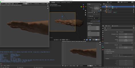 Rendering The Rendered Images Differ From The Images In The Toggle Camera View Blender Stack