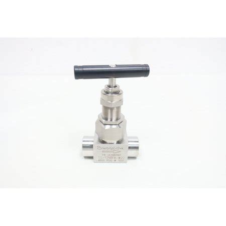 Swagelok Manual NPT Stainless 6000PSI 1 2In Needle Valve SS 12NBF8 W20
