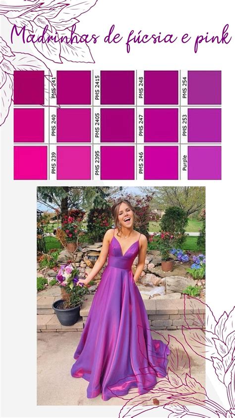 40 vestidos da paleta fúcsia e pink para madrinhas de casamento