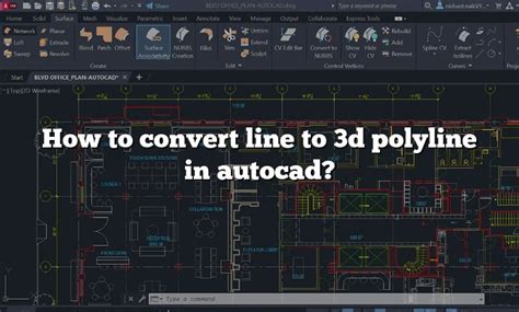 How To Convert Line To 3d Polyline In Autocad Caddikt