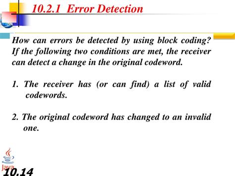 PPT Part III Data Link Layer Error Detection And Correction