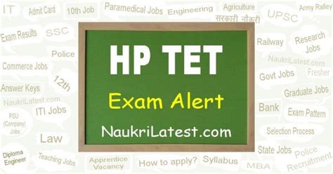 HP TET 2020 Notification Apply Online For Teachers Eligibility Test Exam Pattern Last Date