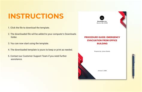 Procedure Guide Template In Word Download Template Net