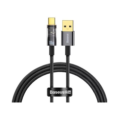 Baseus Cable Datos Carga RÁpida Usb A Usb C 100w Apagado AutomÁtico