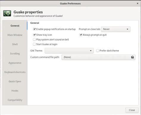Install And Use Guake A Drop Down Terminal Emulator For Debian VITUX