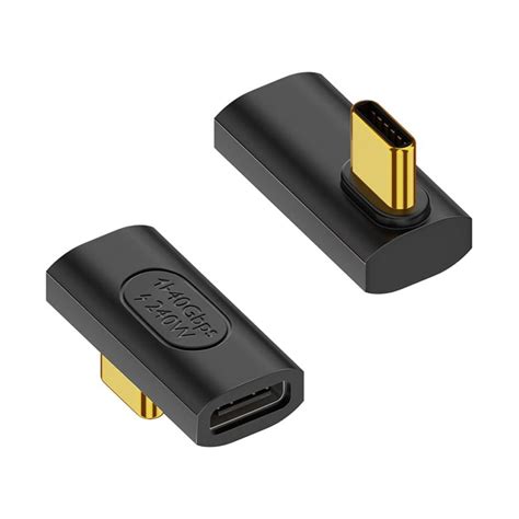 RYUJNDK High Speed USB C Male To Female Extender Adapter Connector W High Speed Charging And