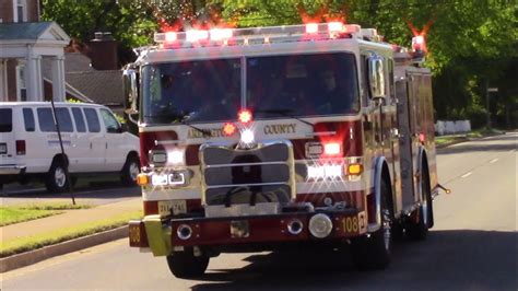 Arlington County New Engine 108 Responding Youtube
