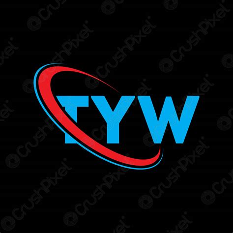 Tyw Logo Tyw Letter Tyw Letter Logo Design Initials Tyw Stock