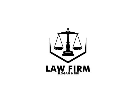 Law Firm Logo Lawyer Logo With Creative Law Element 25390035 Vector