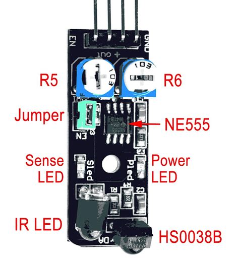 Sensor Infrarrojo De Obstaculos Ky 032 Zamux Bogota