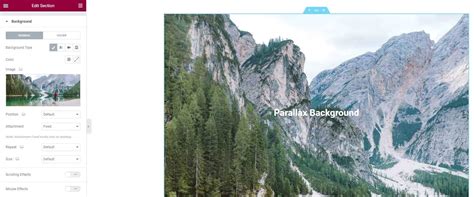 How To Create Parallax Background With Elementor Wpservices