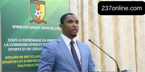 Cameroun 11 présidents de club réclament le départ de Samuel Eto o de