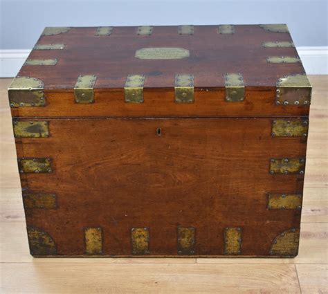 19th Century Brass Bound Sea Chestcoffee Table At 1stdibs