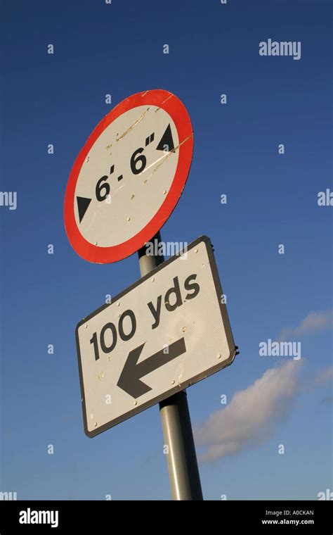 maximum width warning sign near marlow berkshire united kingdom stock