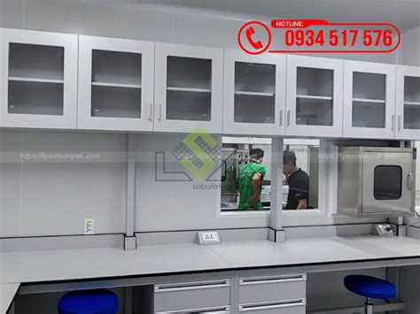 Thi công nội thất phòng sạch phòng lab R D vải kháng khuẩn Công ty TNHH DNS Global