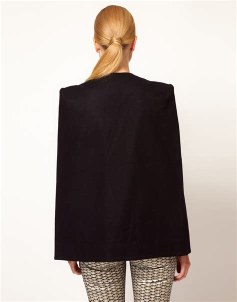 Lyst Sass And Bide Sass And Bide The Strong Hold Cape Jacket In Black