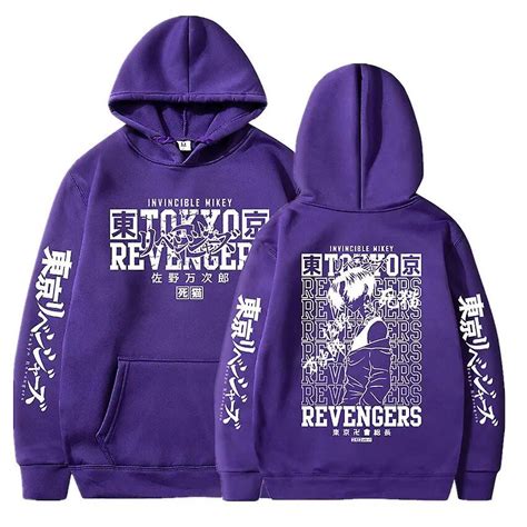 Anime Cool Tokyo Revengers Hoodies Manjiro Sano Mikey Print Hoodie Men
