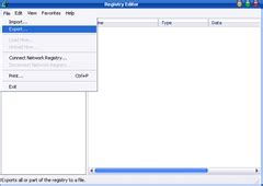 Backup Restore Registry Windows XP Stealth Settings